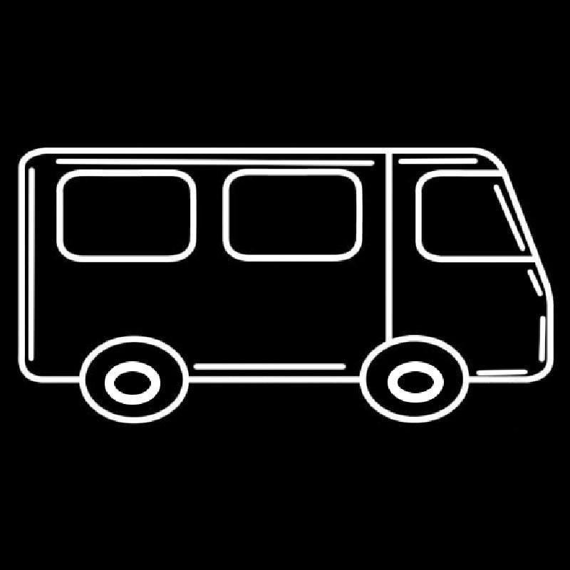 Bus Green Logo Handmade Art Neon Sign