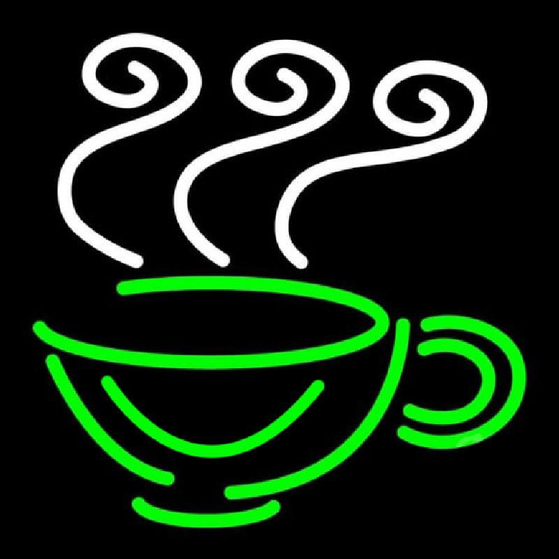 Coffee Cup Logo Handmade Art Neon Sign