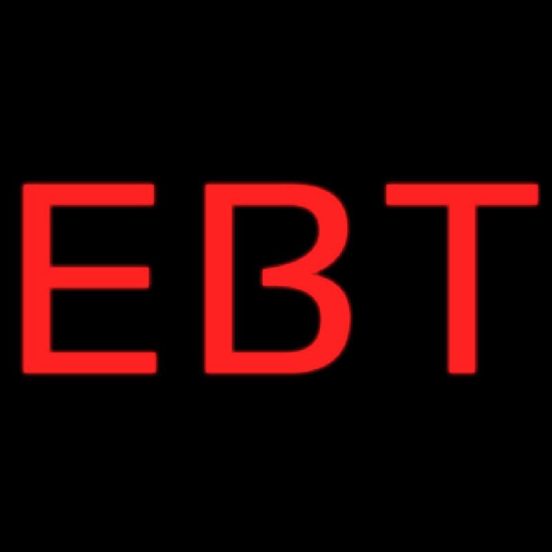 Ebt Handmade Art Neon Sign