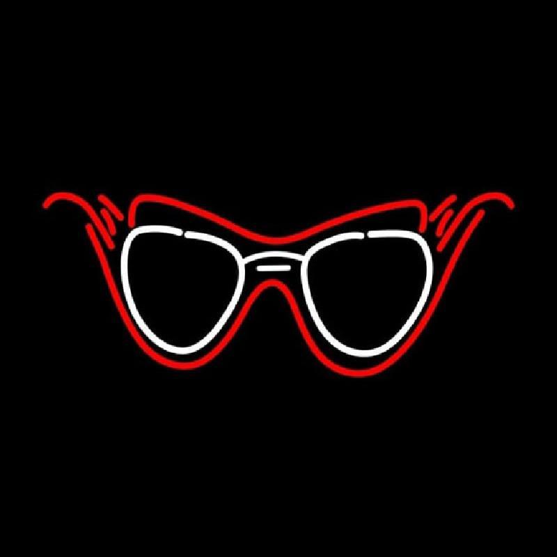 Funky Glasses Handmade Art Neon Sign