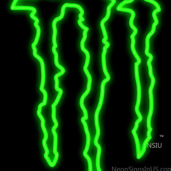 Green Monster Energy Logos