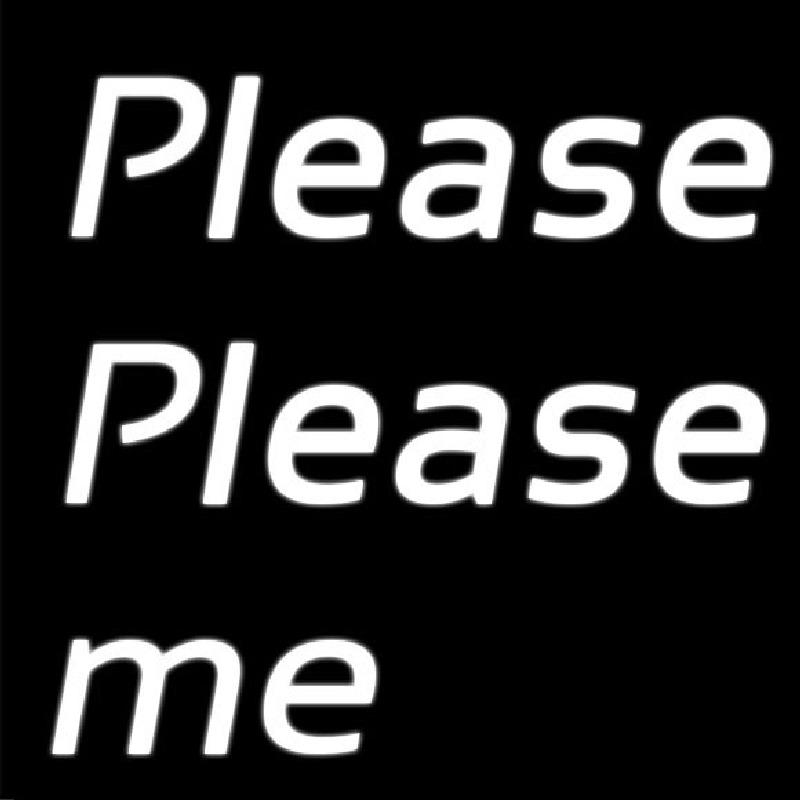 Please Please Me Handmade Art Neon Sign