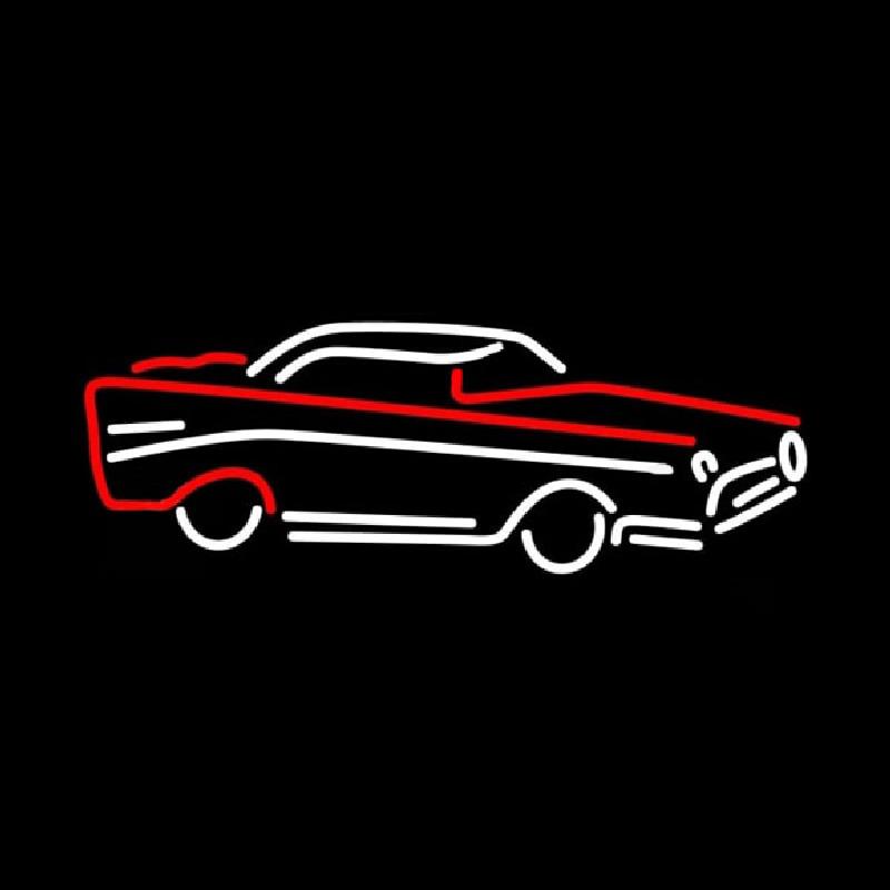 Red And White Car Logo Handmade Art Neon Sign