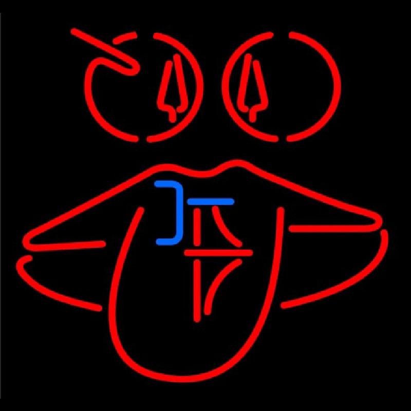 Red Icon Logo Handmade Art Neon Sign